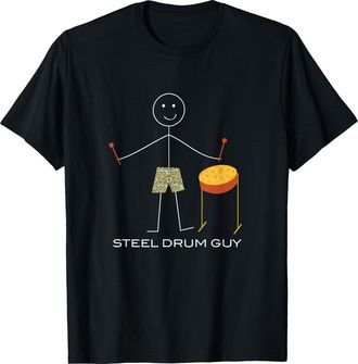Whyitsme Design Lustige Herren Stahltrommel, Boy Steel Pan Player Geschenk T-Shirt