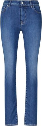 AG - Adriano Goldschmied Femme, Jeans, Bleu, Taille: W30 Jean Skinny Élastique, Fabriqué en Italie