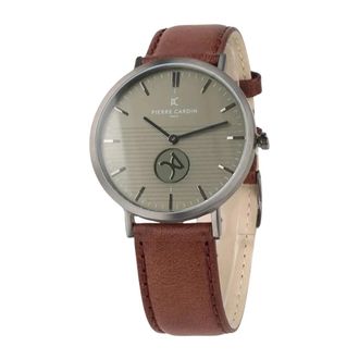 Pierre Cardin Homme, Accessoires, Brun, Taille: ONE Size Montre Belleville Rayures