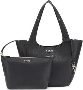 Guess Calista 2 in 1 Tote, Fourre-Tout Femme, Noir, Taille Unique