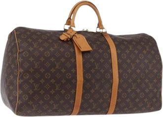 Louis Vuitton Sac Boston Keepall 60 Pre-owned - Femme - Pre-owned - Brun - Taille: ONE Size