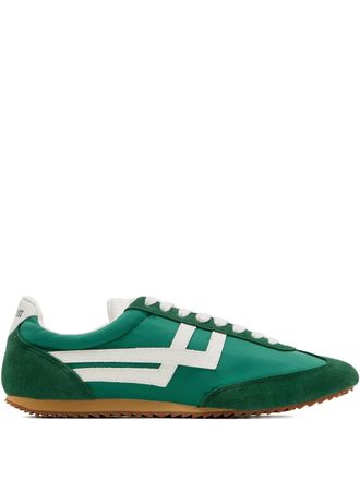 Keds baskets Racer 77 &agrave; rayures - Vert