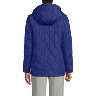 Lands End Isolierte Steppjacke FeatherFree, Damen, Gr&ouml;&szlig;e:36-38 petite, Blau, Polyester, by Lands End