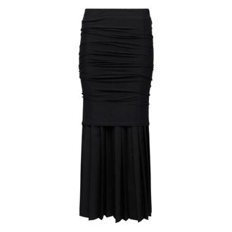 Maison Margiela Schicker Nero Rock Aw25 - - Skirts - Damen - Schwarzk - L