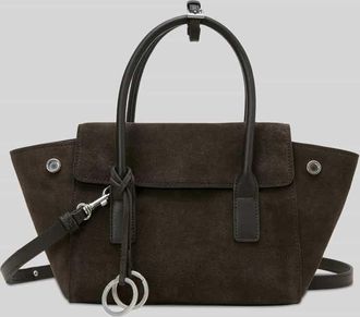 Marc O'Polo Shopper aus Rindsvelours mit Karabinerverschluss