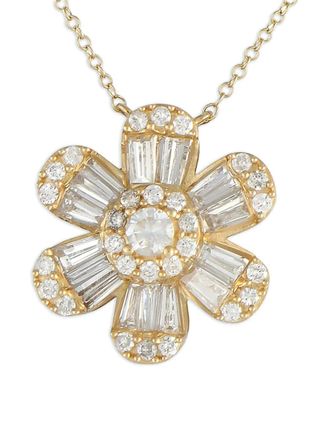 Luxury Bazaar collier en or 14ct pavé de diamants