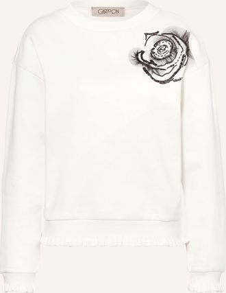 Cartoon Cartoon Sweatshirt Mit Pailletten weiss