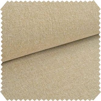 Novely exquisit REVELLO - Samtweicher und Leichter Polsterstoff mit Baumwollanteil - Schwer Entzündbarer Möbelstoff - Pflegeleichte Meterware 1lfm (03 Beige)