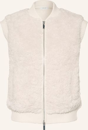 OPUS Kunstfell-Weste Gaste beige