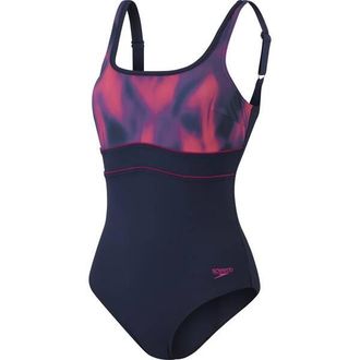 Speedo Damen Badeanzug SPDSCU C ECLIPSE PT 1PC AF NAVY/PURPLE