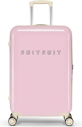 SuitSuit Koffer Gro&szlig; 66 cm - Leicht Hartschalen Reisekoffer mit Rollen - TSA-Schloss - 59 L - Fabulous Fifties Pink Dust