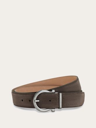 Ferragamo Herren Verstellbarer G&uuml;rtel Grau