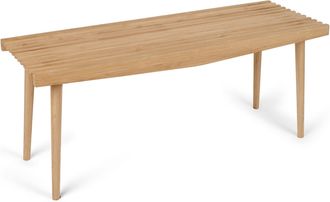 Spring Copenhagen UNO ORA | Elegante Holz-SITZBANK | 103 cm (Teak)