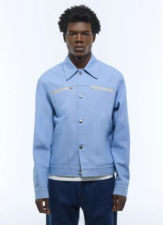 Fursac Blouson en denim de coton - Taille XL - Homme