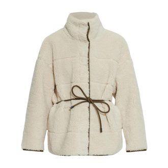Bogner Kimberly Shearling Coat - - Jackets - Damen - Beige - L