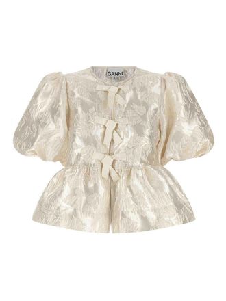 Ganni Blouse - Blanc