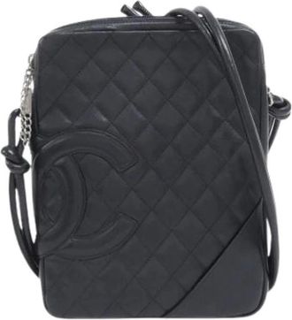 Chanel Pre-owned Sac Bandouli&egrave;re Vintage - Femme - Pre-owned - Noir - Taille: ONE Size