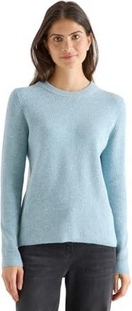 Cecil 3015559 Pull avec détails structurés, Mélange de Bleu délavé, XXL Femme