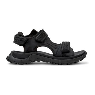 Camper Schwarze flache Sandalen f&uuml;r M&auml;nner - - Shoes - Herren - Schwarzk - 42 EU