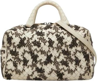Bottega Veneta Sac bandouli&egrave;re Pre-owned - Femme - Pre-owned - Beige - Taille: ONE Size