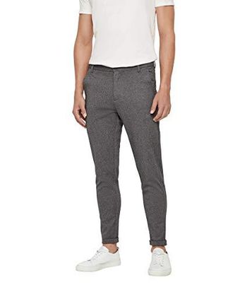 Lindbergh Pantalon chino Superflex pour homme, gris, XL