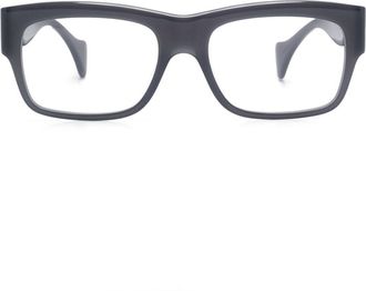 Gucci Brille mit eckigem Gestell - Grau