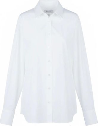 SOLOTRE Femme, Blouses et Chemises, Blanc, Taille: 34 FR Chemise Boutonn&eacute;e au Dos
