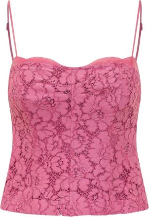 Pinko Pinko, Femme, Tops, Rose, Taille: 36 FR Atemoya Bustier