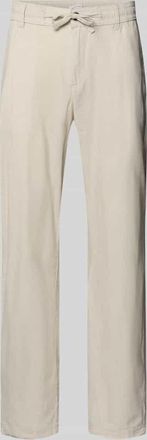 Lindbergh Hose aus Leinen-Baumwoll-Mix mit elastischem Bund