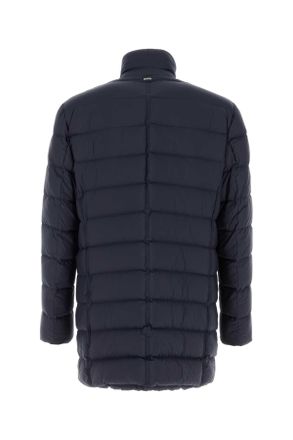 Herno Mens Navy Blue Nylon Padded Jacket Newblu Piumini Down