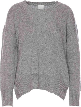 Allude Rundhalspullover - Grau