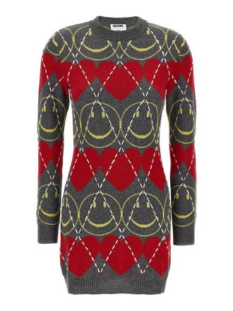 Moschino Robe Au Genou - Multicolore