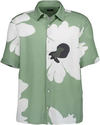 Strellson Herren Hemden grün gemustert