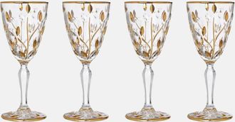 Les-Ottomans Set aus vier Weingl&auml;sern