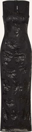 Rotate Rotate Mesh-Kleid Mit Pailletten schwarz