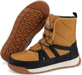 Mishansha Bottes de Neige Femme Antid&eacute;rapante Chaussures Hiver Chaudes Confortables Marron 40EU