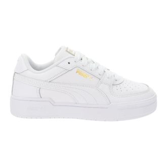Puma Herren Sneakers Leder Stilvoller Komfort - - Shoes - Herren - Wei&szlig; - 43 EU