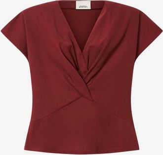 Isabel Marant T-shirt Nadrine - Femme - Bordeaux Fonc&eacute; - Taillexs - Isabel Marant
