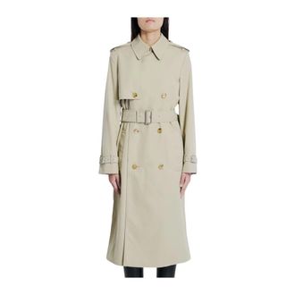Burberry Baumwoll-Gabardine-Trenchcoat - - Coats - Damen - Grau - 3XS
