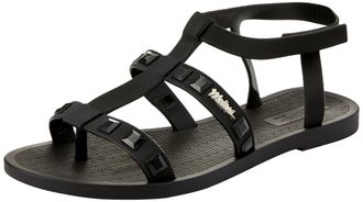 Melissa Damen Sun River AD Flache Sandale, Schwarz, 39 EU