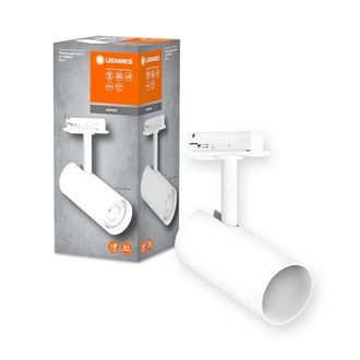 Ledvance TRACKLIGHT Schienensystem-Leuchtenkopf, weiß, mit GU10-Sockel, kann mit einfacher oder smarter Lampe bestückt werden, smart, WiFi, Loft-artiges Design
