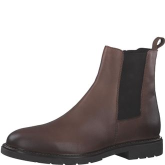 Marco Tozzi by Guido Maria Kretschmer Herren Chelsea Boots aus Leder mit Rei&szlig;verschluss, Braun (Cognac), 41
