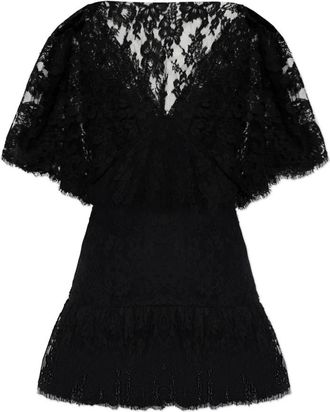 Chlo&eacute; Femme, Blouses et Chemises, Noir, Taille: 40 FR Haut en dentelle