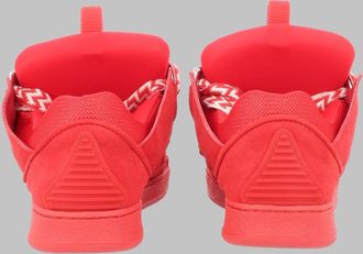 Lanvin Red Leather Sneaker - Red