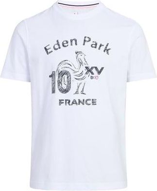 Eden Park T-shirt XV de France en coton m&eacute;lang&eacute;