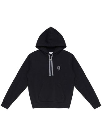 Marcelo Burlon hoodie Eclipse Cross en coton - Noir