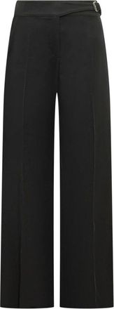 Sportmax Femme, Pantalons, Noir, Taille: 36 FR Pantalon Tailleur Jambe Large