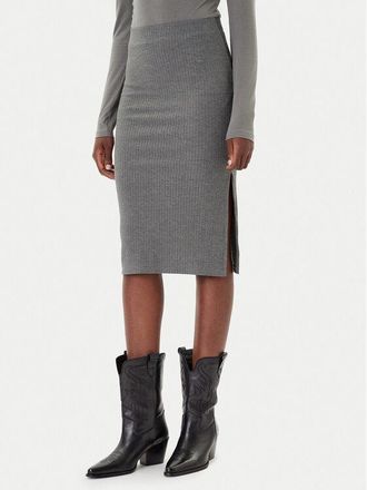 Only Bleistiftrock Emma 15233600 Grau Slim Fit