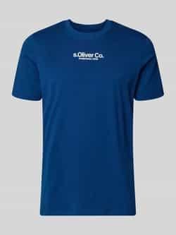 s.Oliver Red Label Regular Fit T-Shirt aus reiner Baumwolle