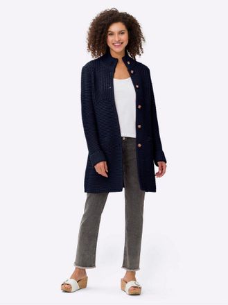 Heine Strickjacke Strickjacke Langarm Grobstrick